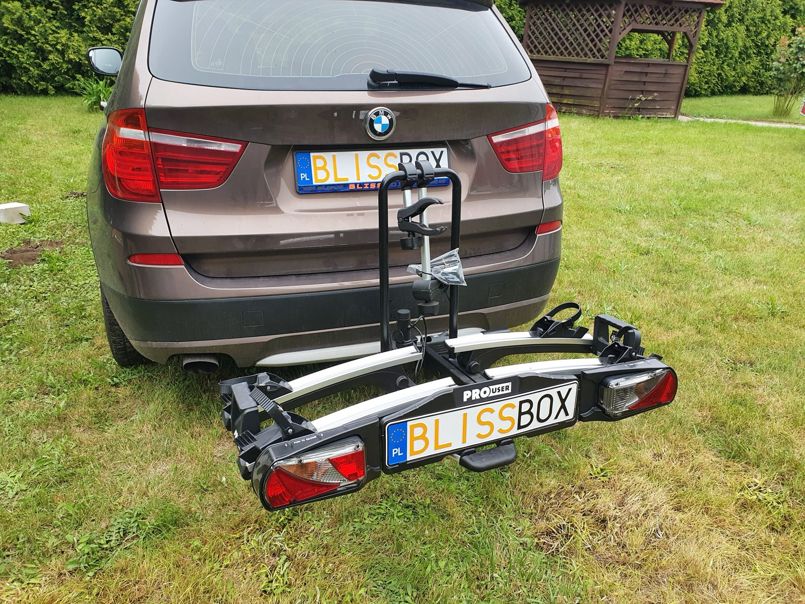Bagażnik na 2 rowery – BlissBOX | Wypożyczalnia przyczep, bagażników